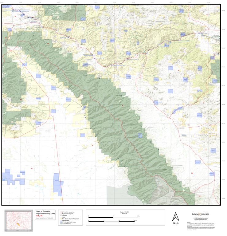 2025 Colorado Hunt Map – GMU 86 by Map the Xperience | Avenza Maps