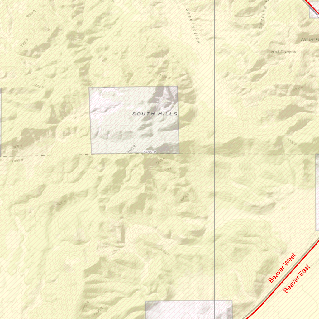 2025 Utah Hunt Map - Beaver Unit (West) by Map the Xperience | Avenza Maps