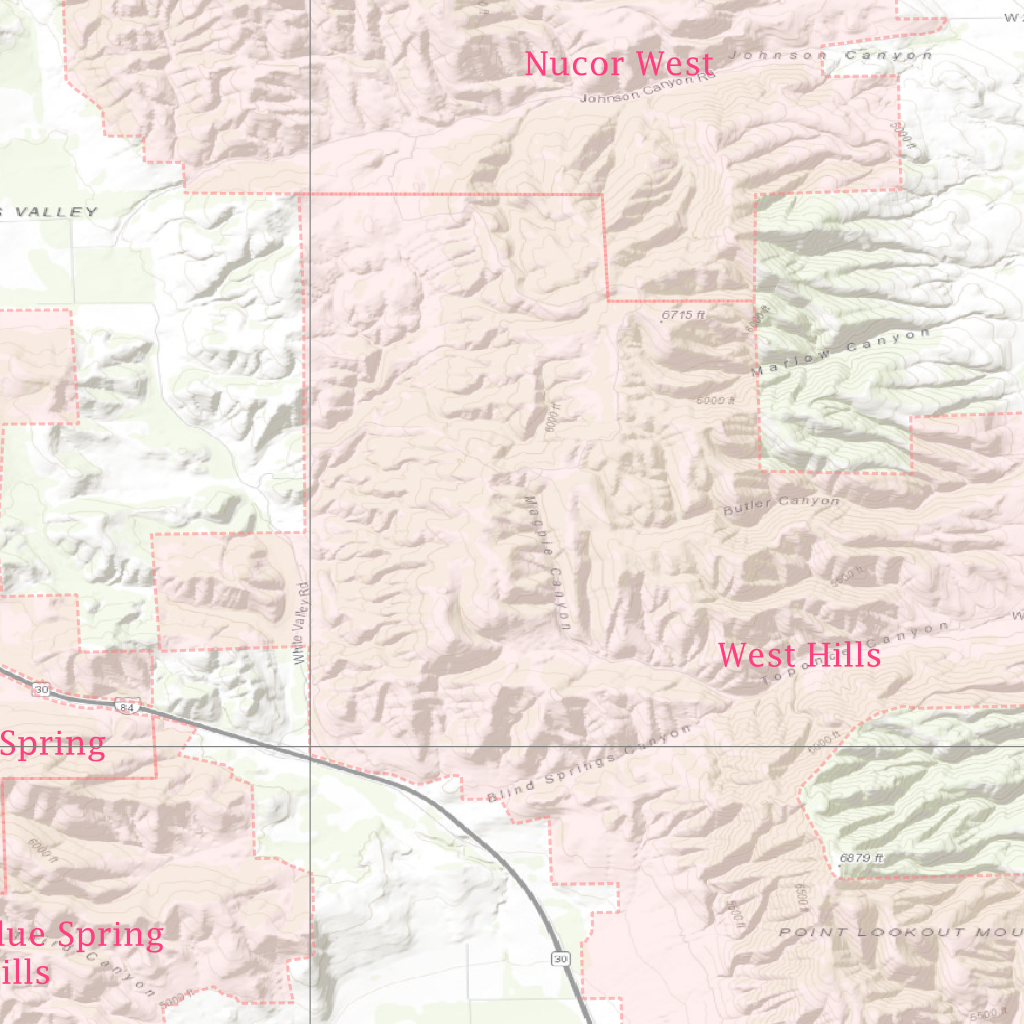 2025 Utah Hunt Map Box Elder / Promontory, North East by Map the ...