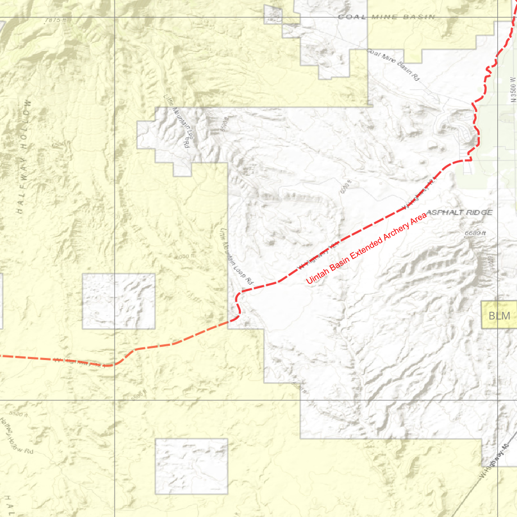 2025 Utah Hunt Map - Vernal, Diamond Mountain Unit by Map the Xperience ...