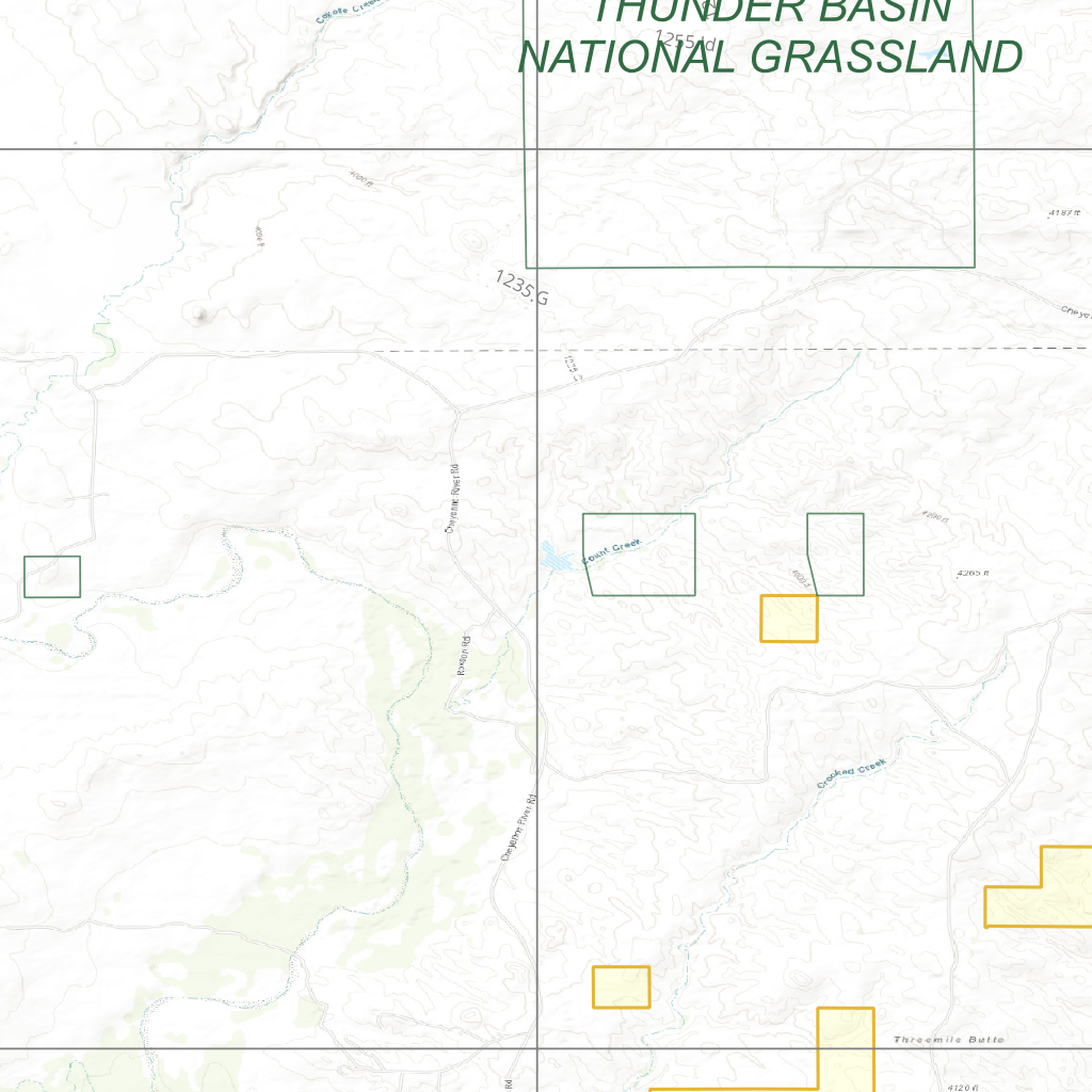 2025 Wyoming Deer Hunt Map – Deer Area 11 (Mule Creek) by Map the ...