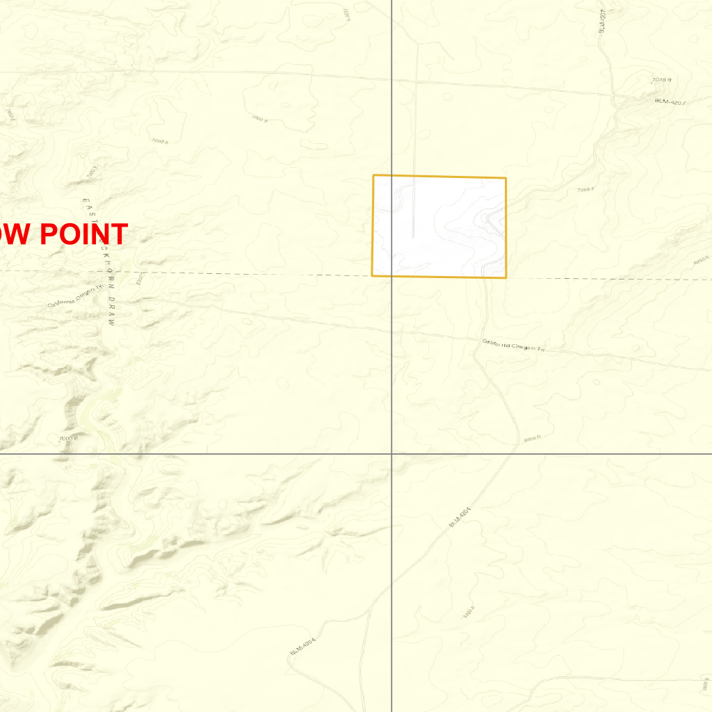 2025 Wyoming Hunt Map – Antelope Area 101 (Yellow Point) by Map the ...