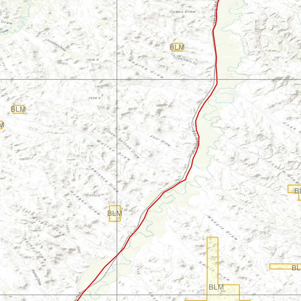 2025 Wyoming Hunt Map – Antelope Area 102 (Buffalo) by Map the ...