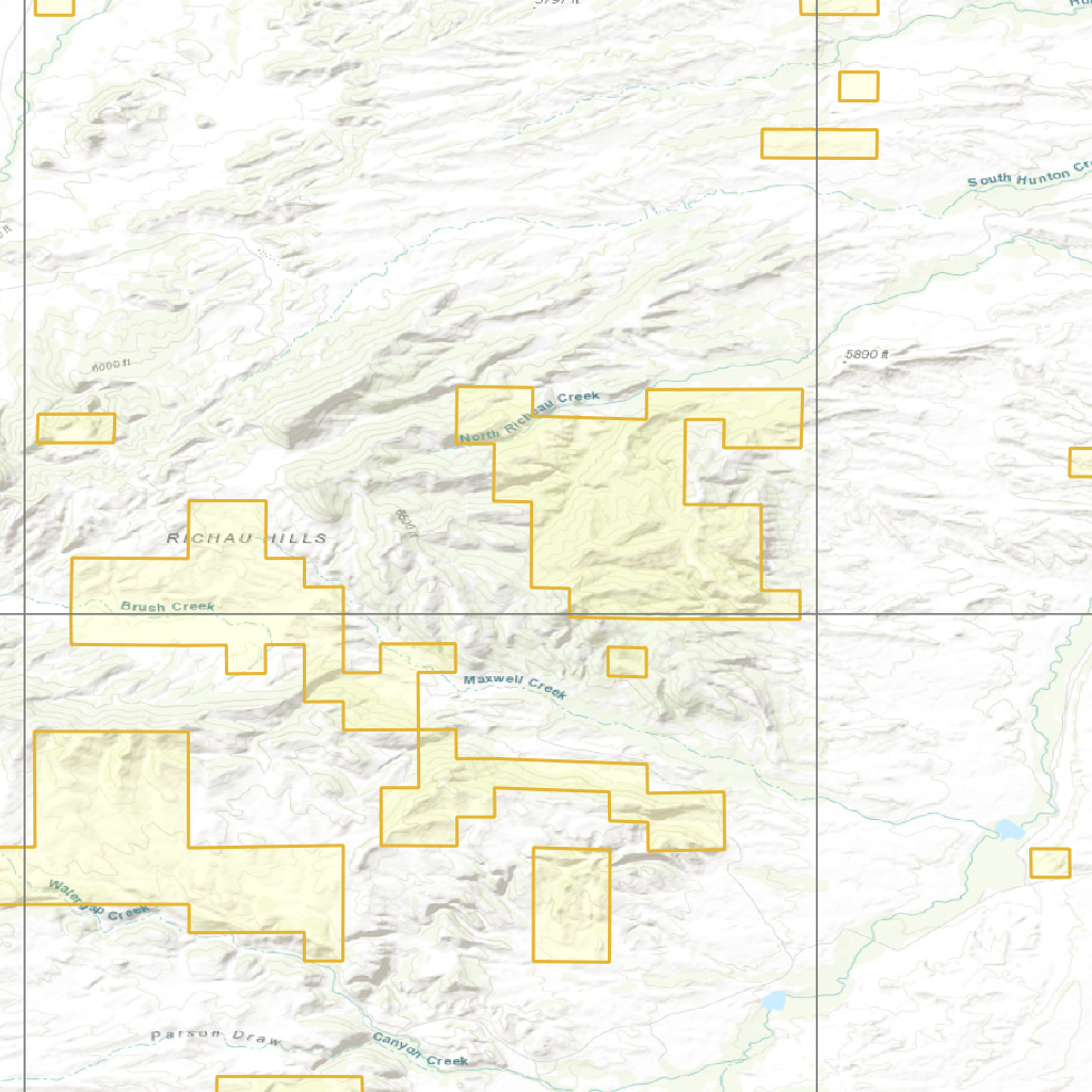 2025 Wyoming Hunt Map – Antelope Area 111 (Chalk Bluffs) by Map the ...