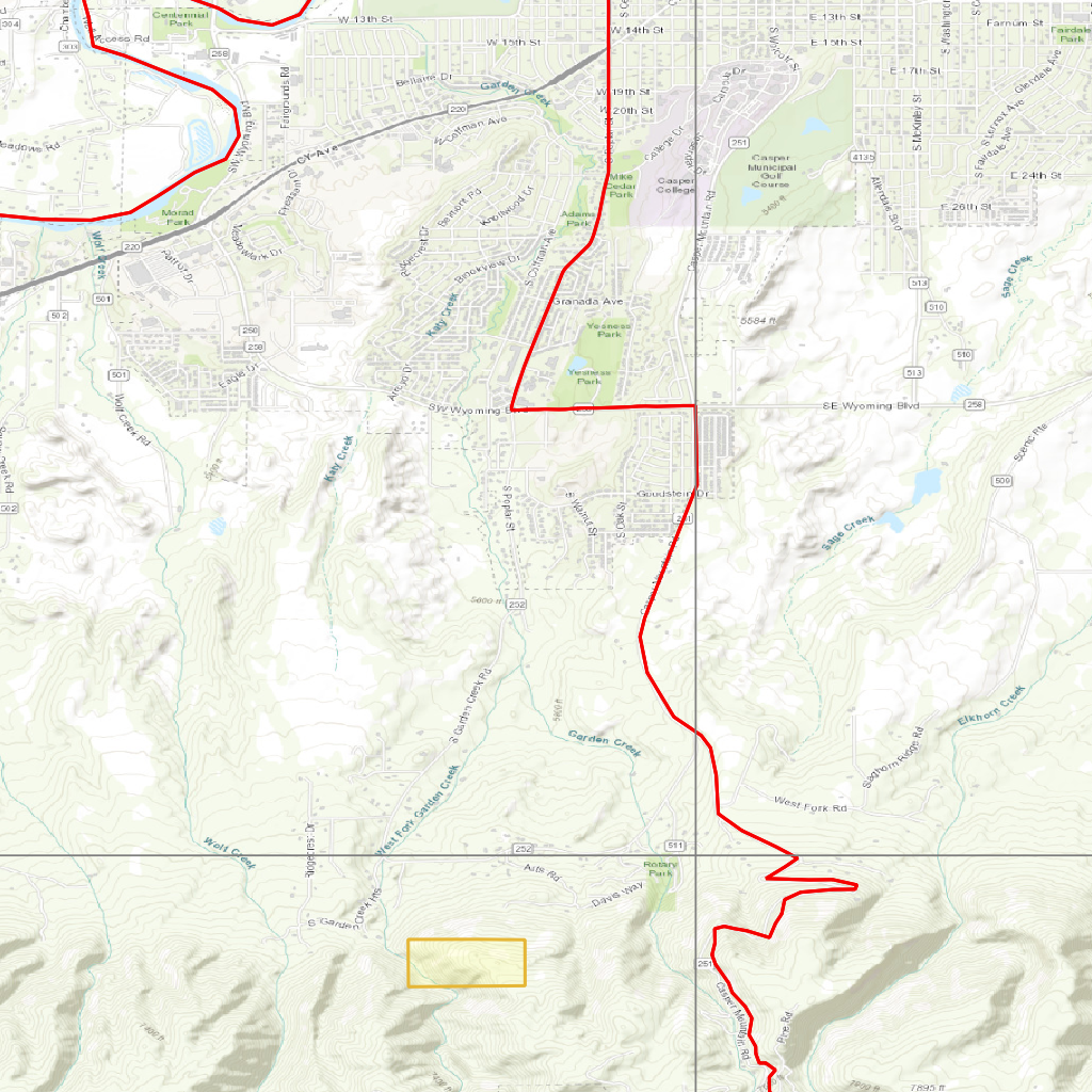 2025 Wyoming Hunt Map – Antelope Area 32 (Bates Creek) by Map the ...