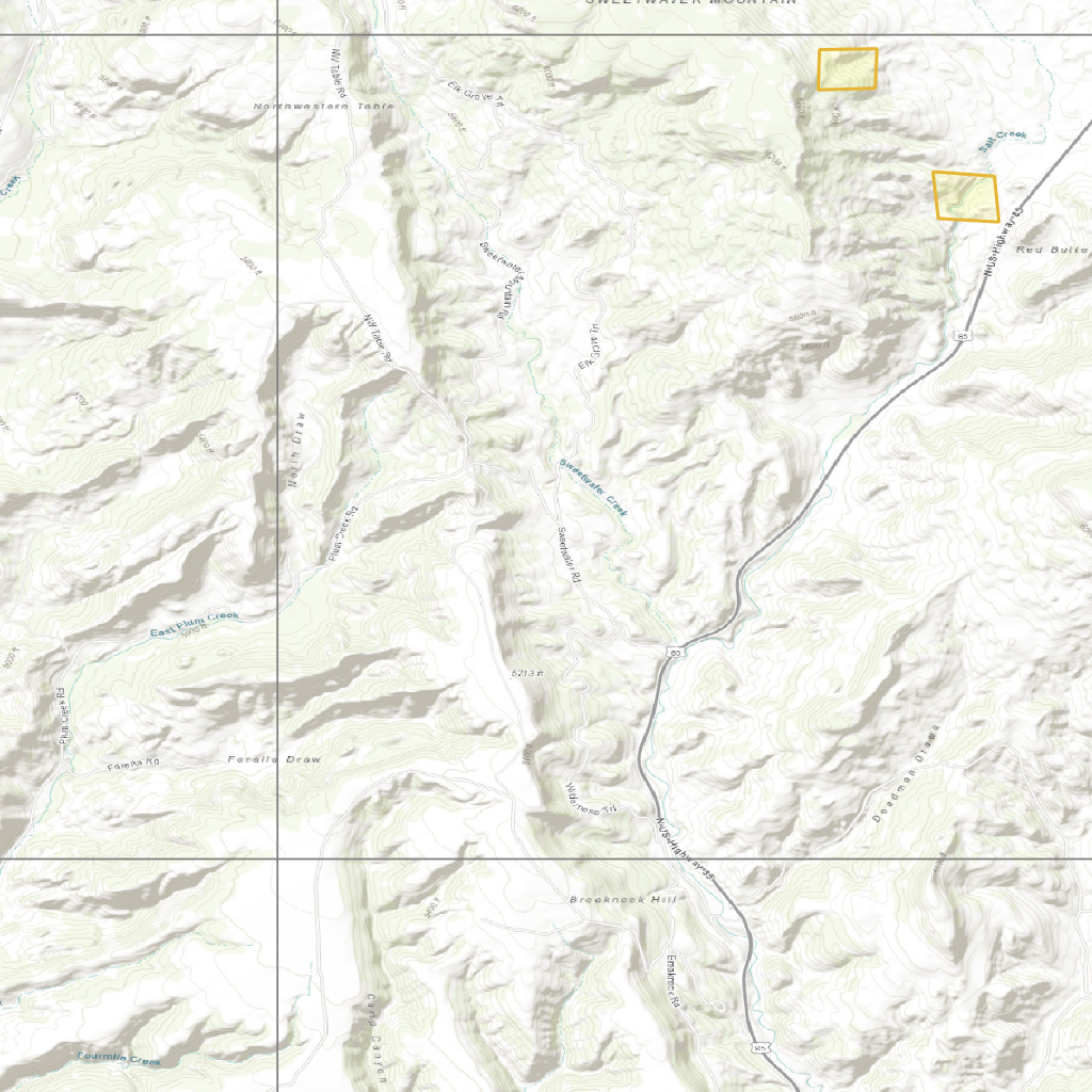 2025 Wyoming Hunt Map – Antelope Area 4 (Arch Creek) by Map the ...