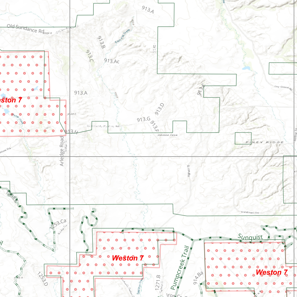 2025 Wyoming Hunt Map – Antelope Area 5 (Inyan Kara) by Map the ...