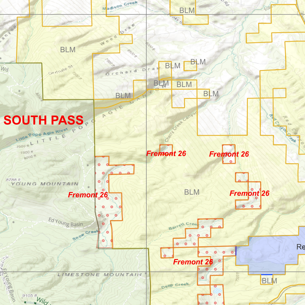 2025 Wyoming Hunt Map – Antelope Area 65 (South Pass) by Map the ...
