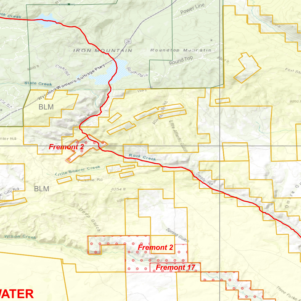2025 Wyoming Hunt Map – Antelope Area 66 (Lander) by Map the Xperience ...
