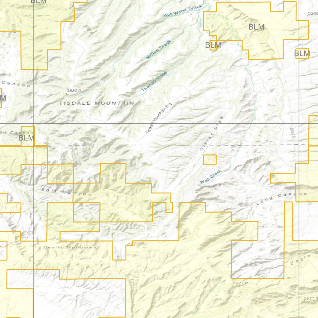 2025 Wyoming Hunt Map – Antelope Area 73 (North Natrona) by Map the ...