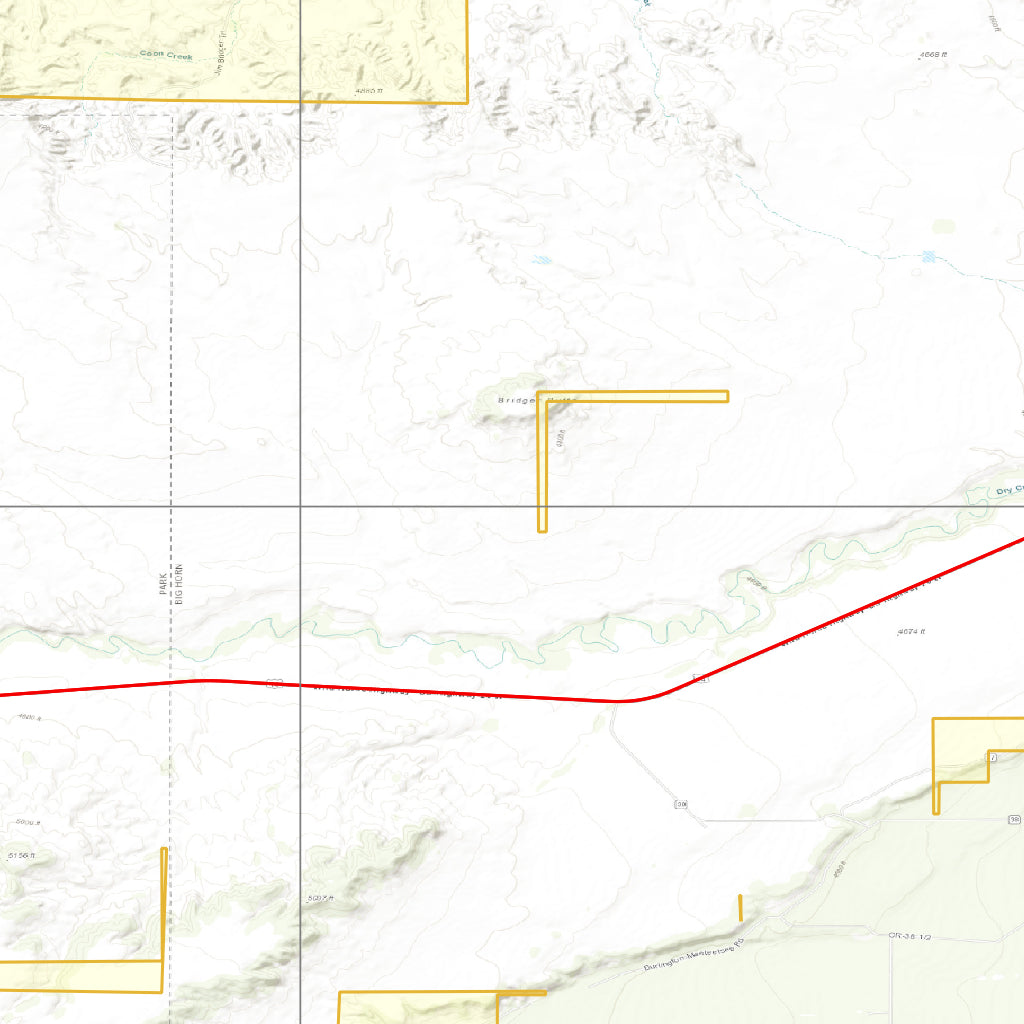 2025 Wyoming Hunt Map – Antelope Area 78 (McCullough Peaks) by Map the ...