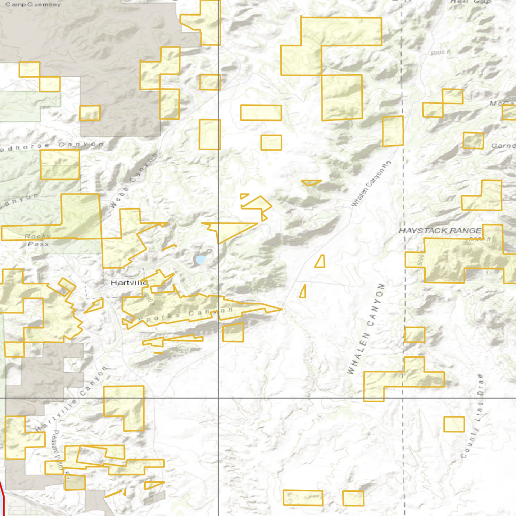 2025 Wyoming Hunt Map – Antelope Area 9 (Lance Creek) by Map the ...