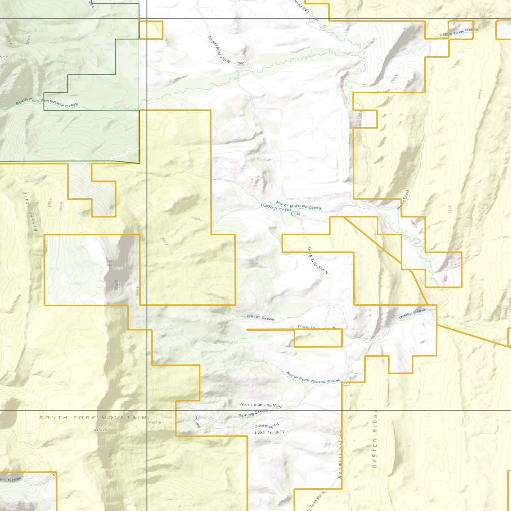 2025 Wyoming Hunt Map – Antelope Area 93 (West Green River) by Map the ...