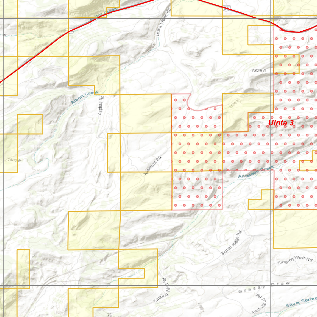 2025 Wyoming Hunt Map – Elk Area 105 (Carter Lease) by Map the ...