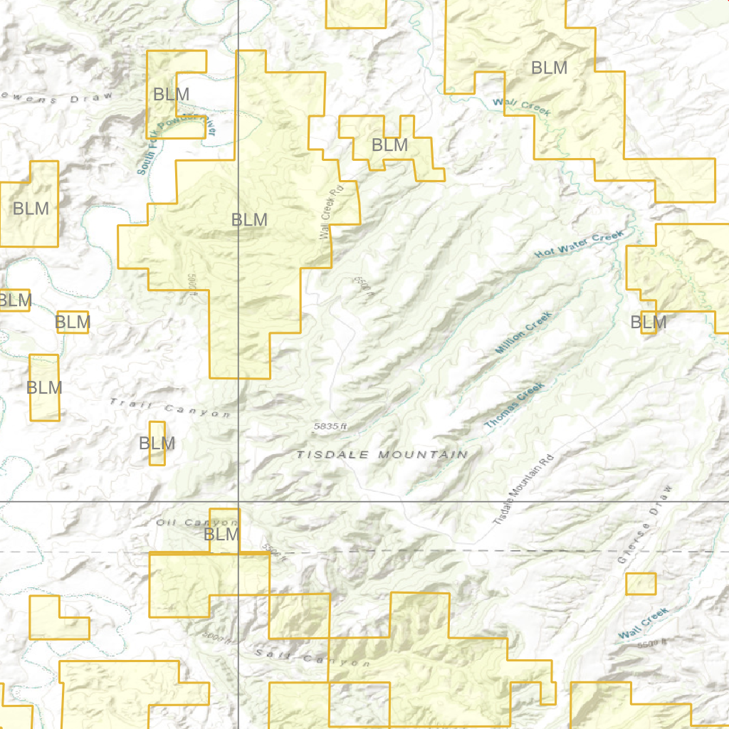 2025 Wyoming Hunt Map – Elk Area 120 (Buffalo Creek) by Map the ...