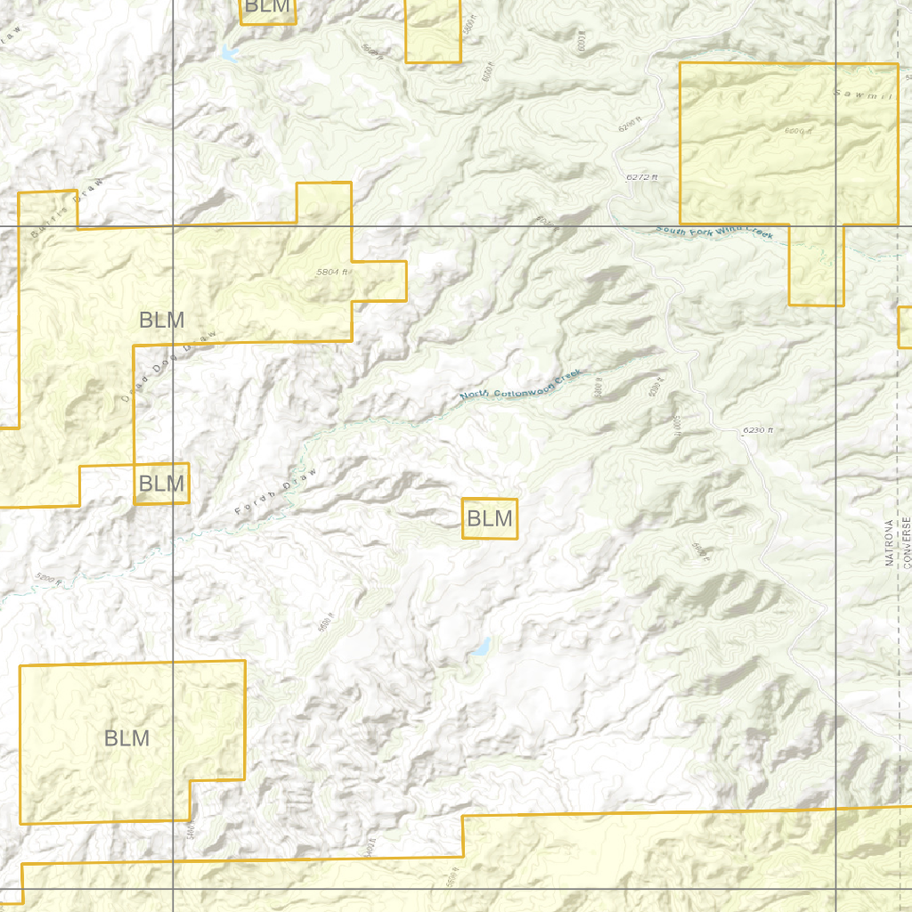 2025 Wyoming Hunt Map – Elk Area 122 (Pine Ridge) by Map the Xperience ...