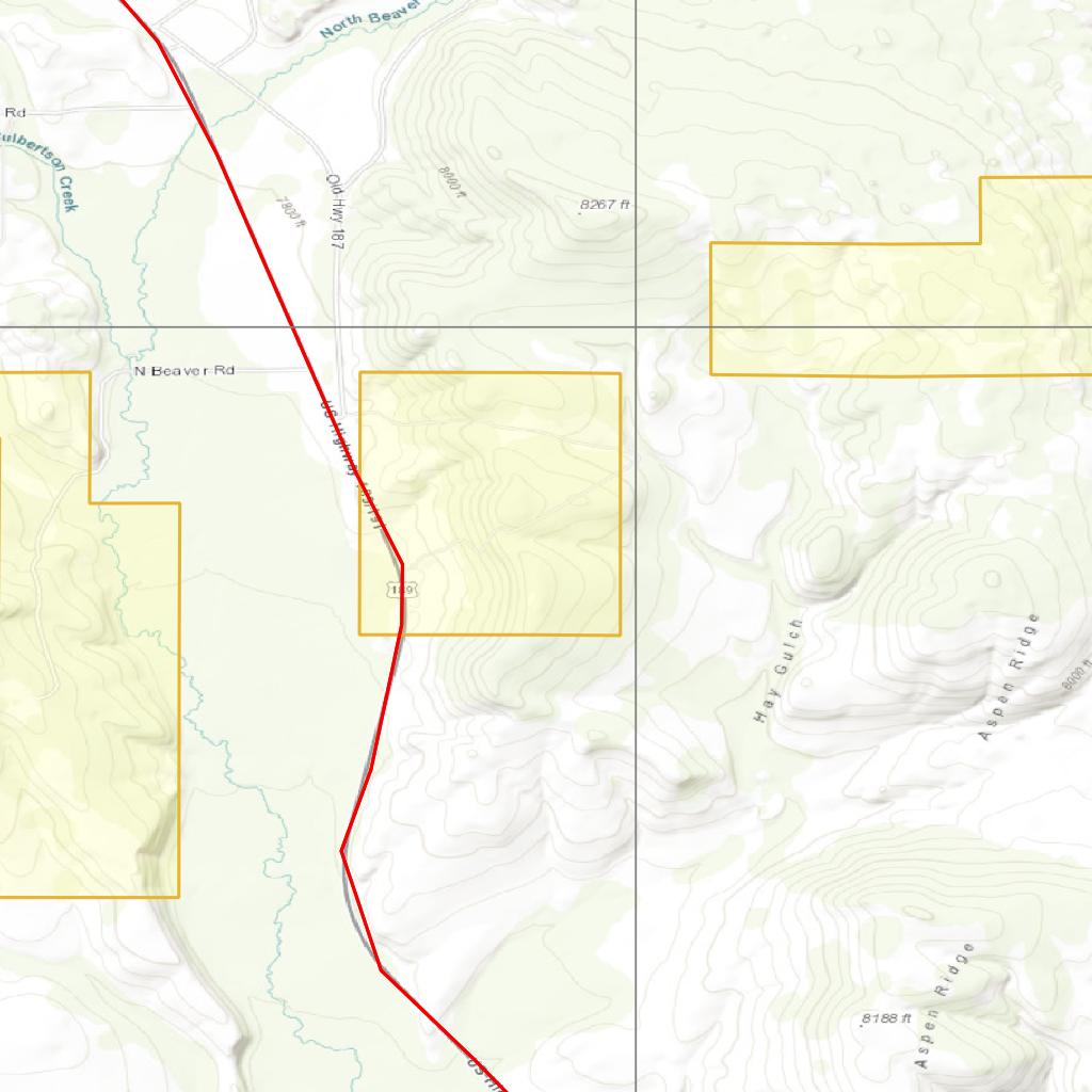 2025 Wyoming Hunt Map – Elk Area 87 by Map the Xperience | Avenza Maps