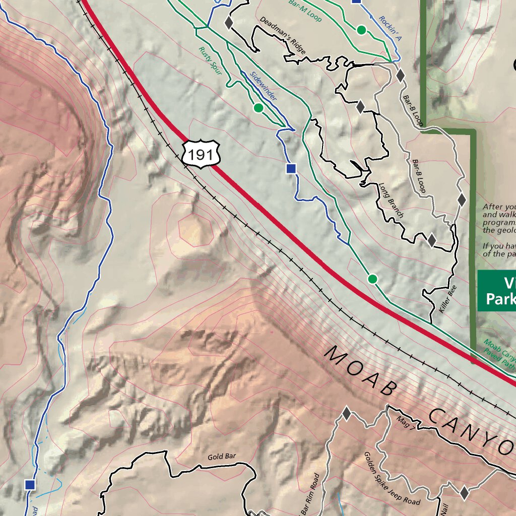 Arches National Park Map by Map the Xperience | Avenza Maps