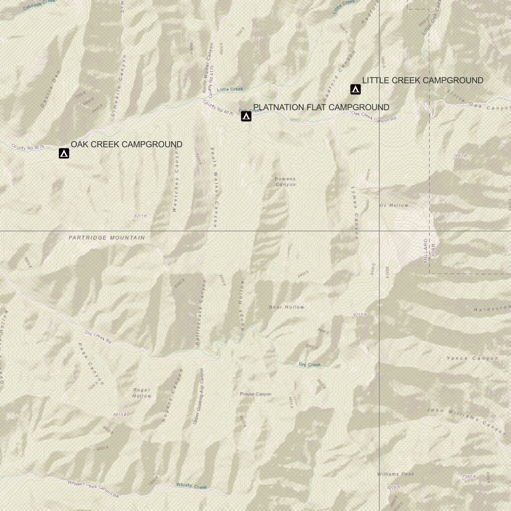 2025 Utah Hunt Map - Fillmore / Oak Creek, North by Map the Xperience ...