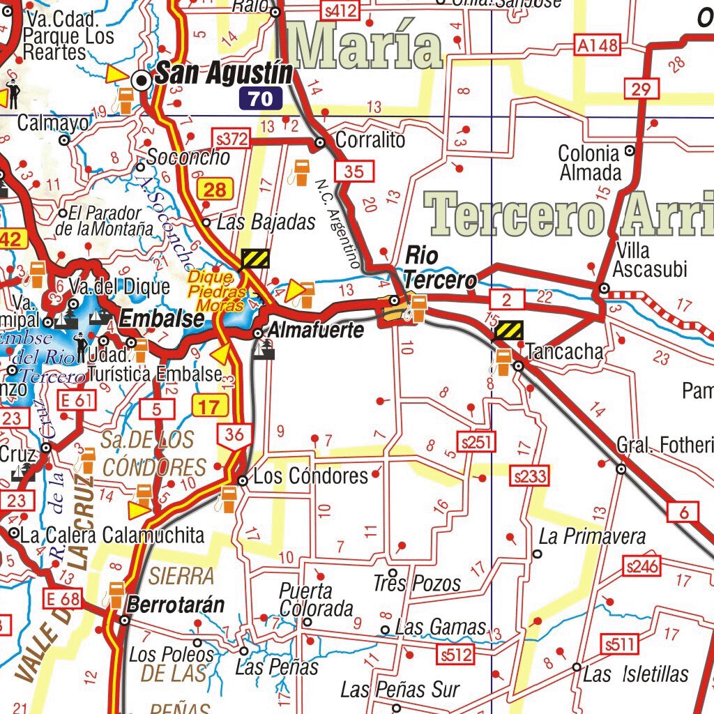 Córdoba Map by MAPAS ARGENGUIDE De Latinbaires Editores srl | Avenza Maps