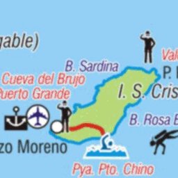 Mapa de las Islas Galapagos Map by MAPAS ARGENGUIDE De Latinbaires ...