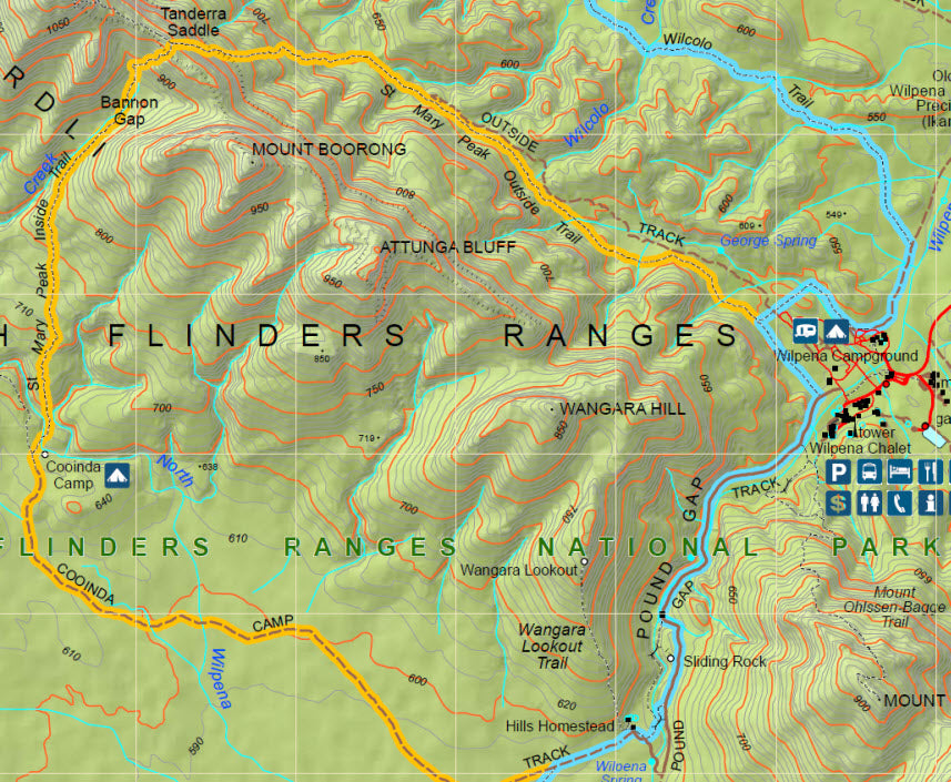 Heysen Trail Map 8 - Mernmerna Creek to Parachilna Gorge Bundle by ...