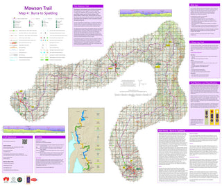 Mawson Trail SECTION 2 - Burra to Quorn Map by Mapland - Department for ...