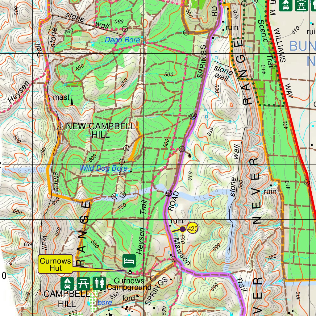 Mawson Trail Map 5 Spalding to Laura by Mapland - Department for ...