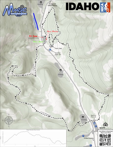 NICA Magic Mountain Race Map by Mapp Consulting | Avenza Maps