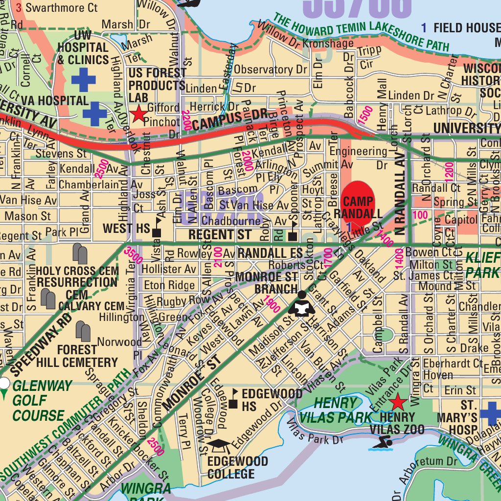 Dane County, WI Map by Mapping Specialists, Ltd | Avenza Maps