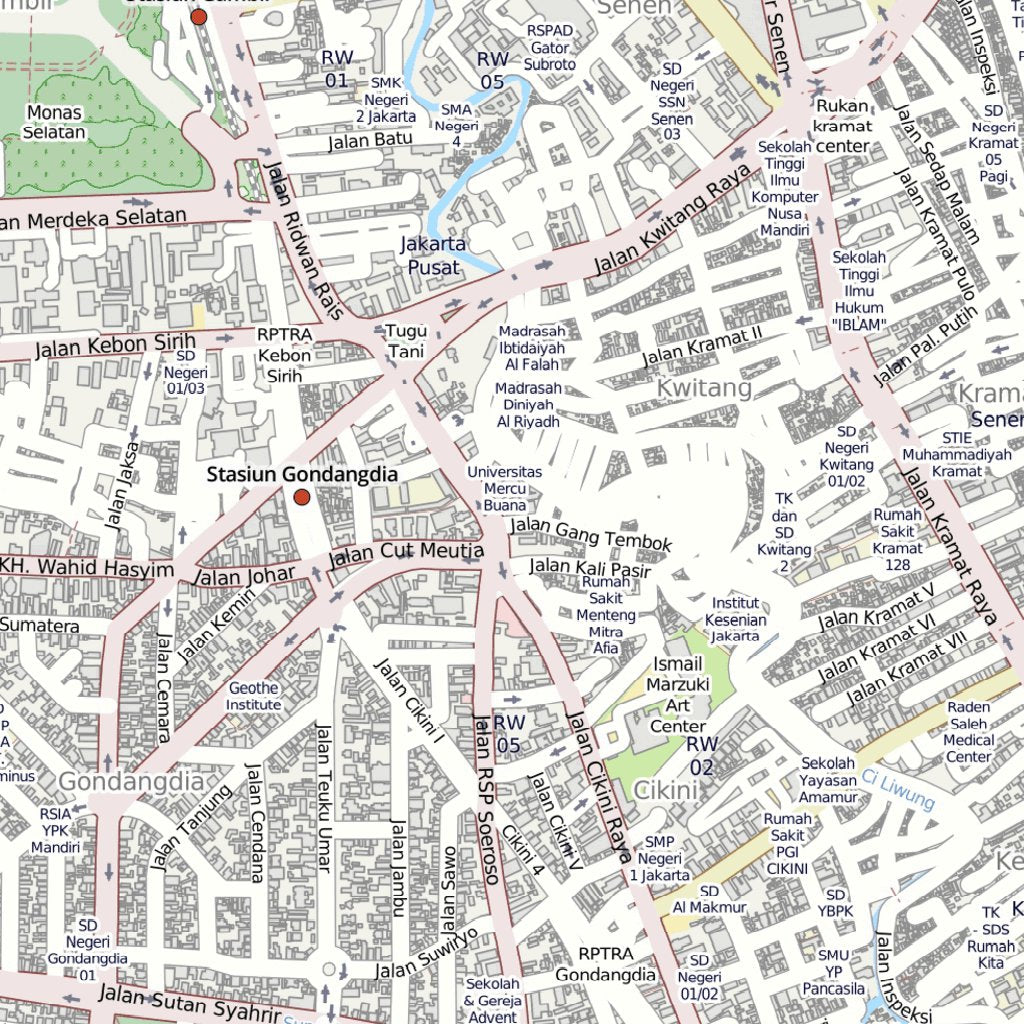 Jakarta, Indonesia Map by MapSherpa | Avenza Maps