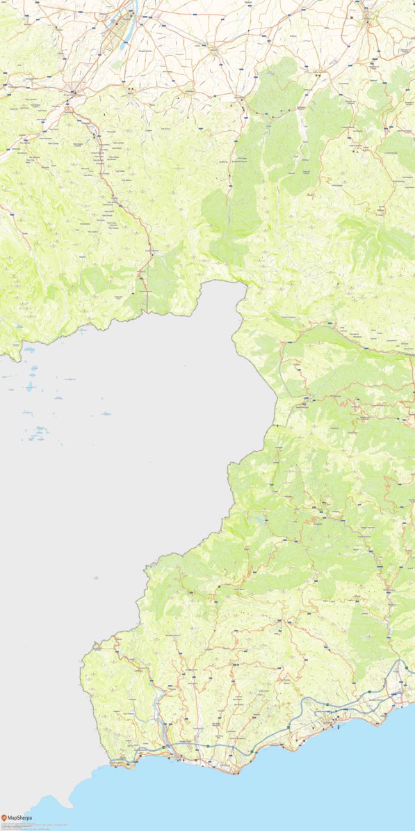 Liguria, Italy part 7 Map by MapSherpa | Avenza Maps