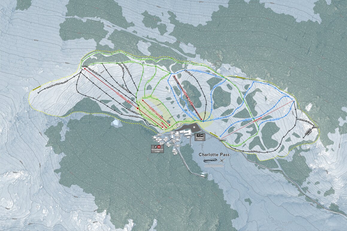 Charlotte Pass Resort Map by Mapsynergy | Avenza Maps