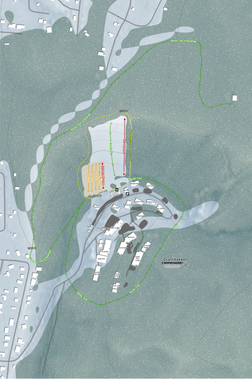 Granlibakken Resort Map by Mapsynergy | Avenza Maps