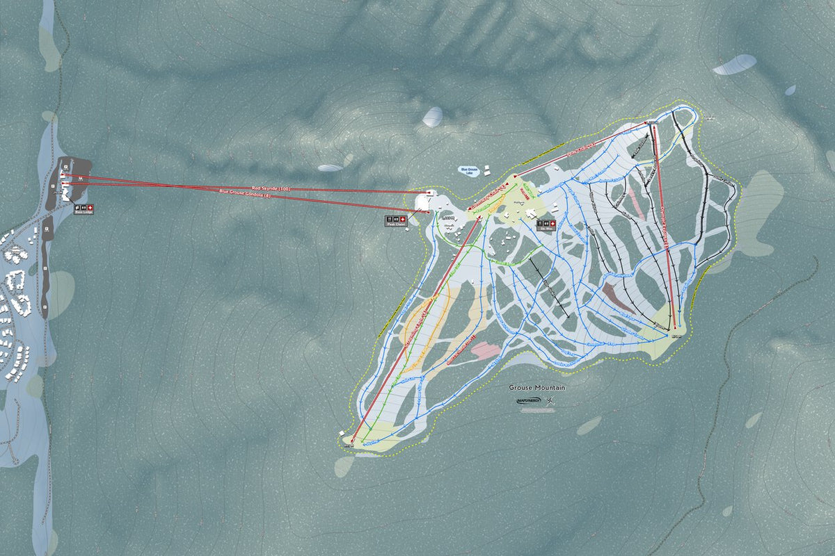 Grouse Mountain Resort Map by Mapsynergy | Avenza Maps