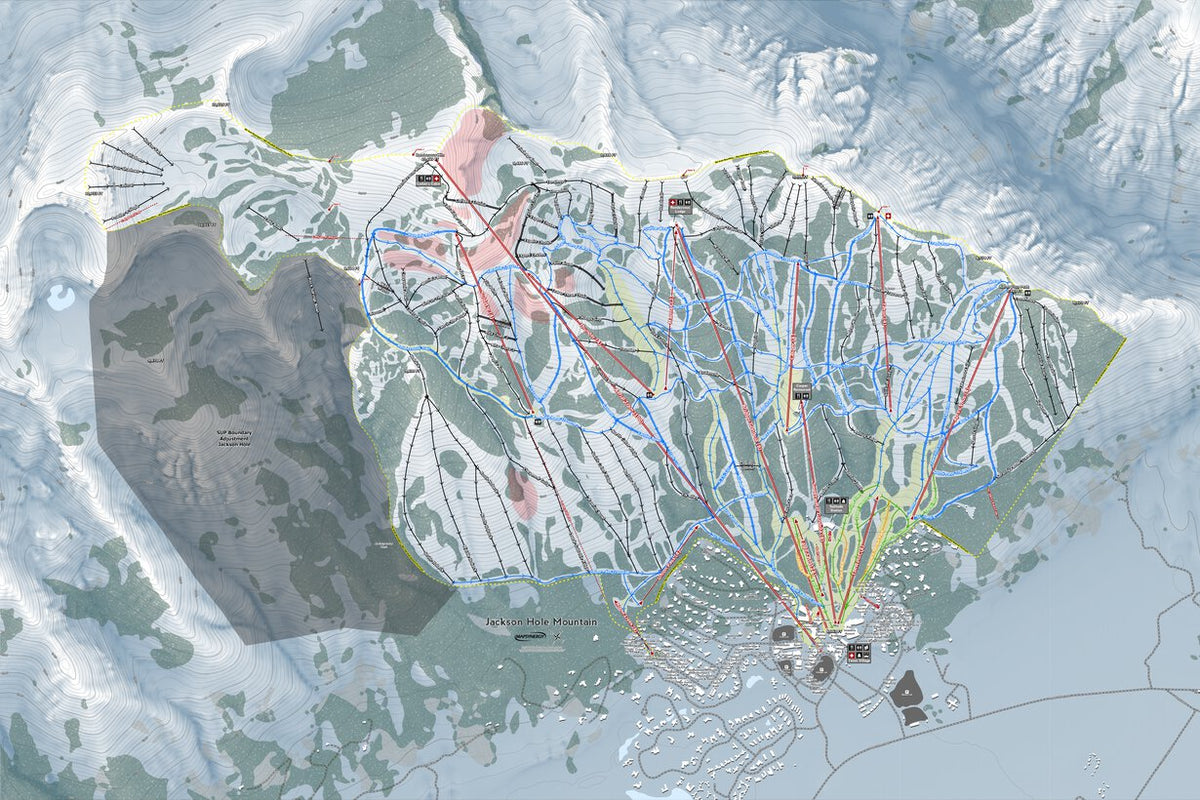 Jackson Hole Mountain Resort Map by Mapsynergy | Avenza Maps