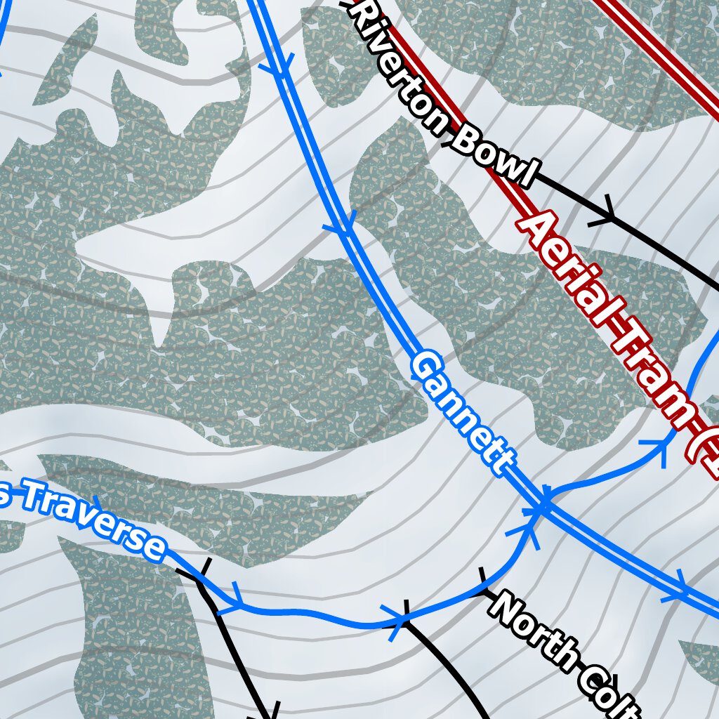 Jackson Hole Mountain Resort Map by Mapsynergy | Avenza Maps