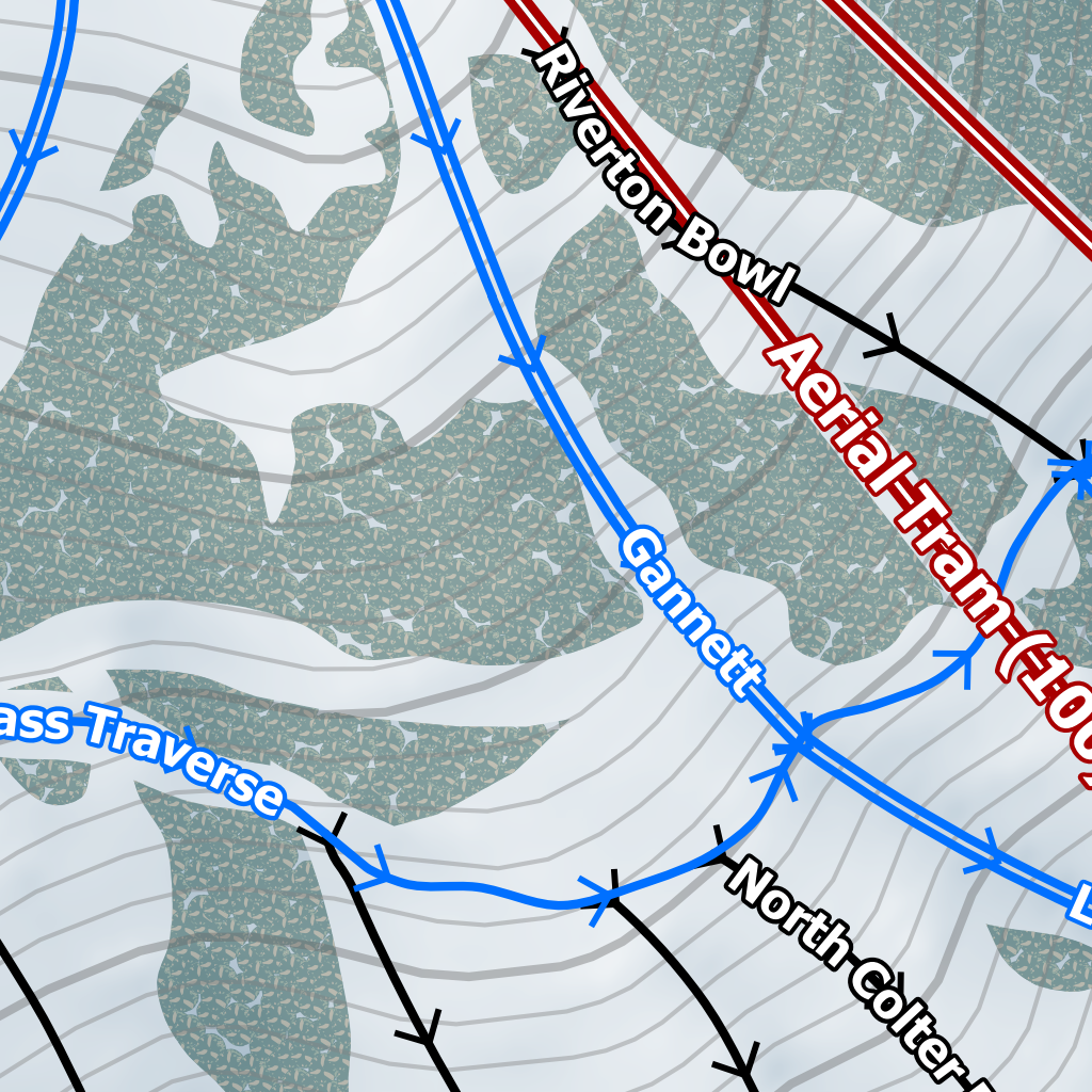 Jackson Hole Mountain Resort Map by Mapsynergy | Avenza Maps