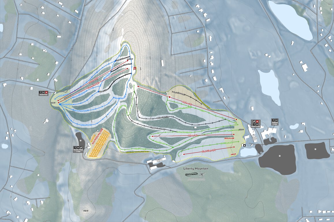 Liberty Mountain Resort Map by Mapsynergy | Avenza Maps