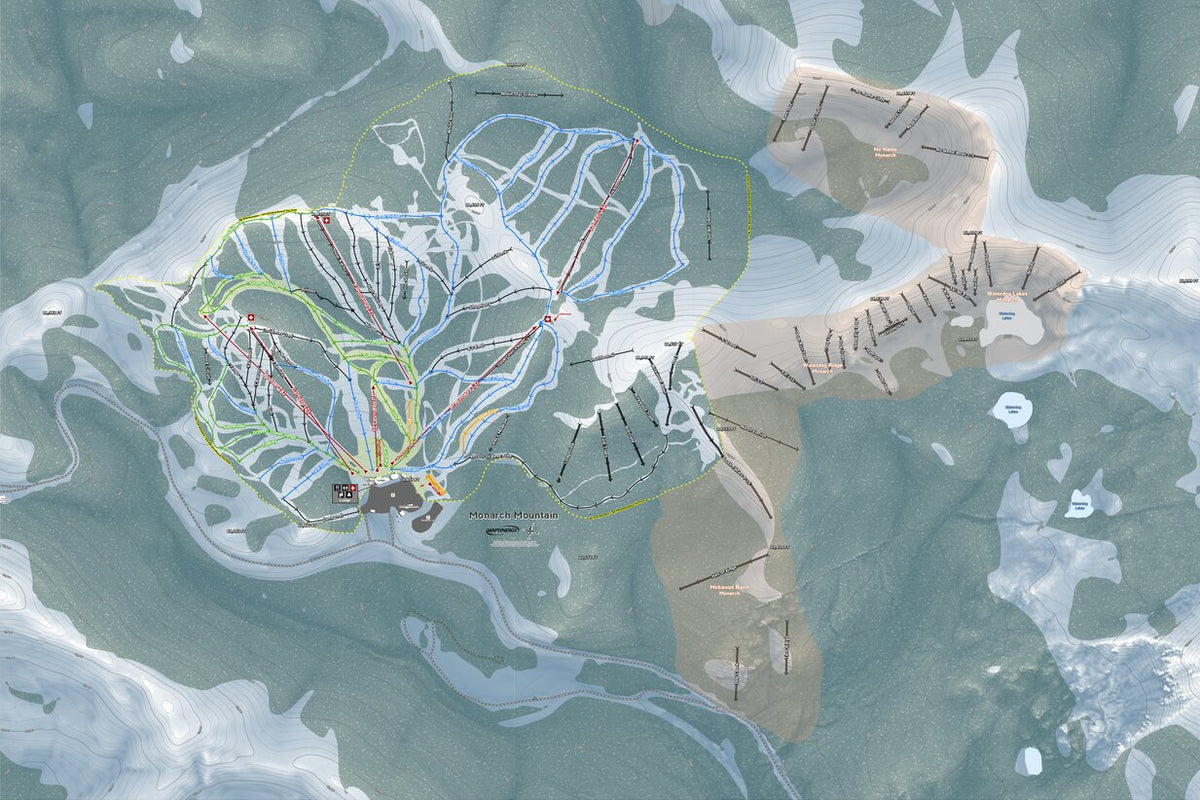 Monarch Mountain Resort Map by Mapsynergy | Avenza Maps