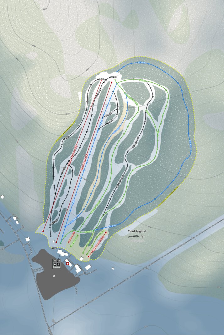 Mont Rigaud Resort Map by Mapsynergy | Avenza Maps