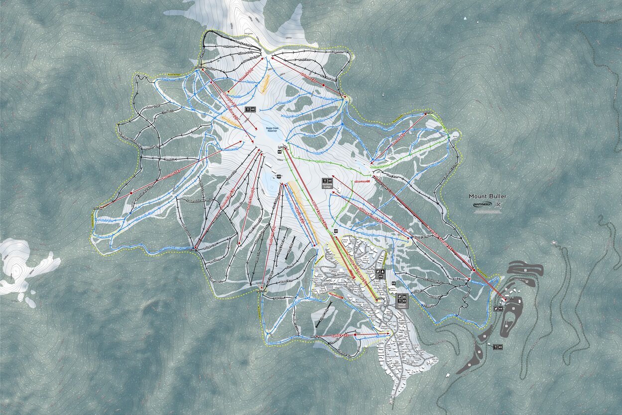 Mount Buller Resort Map by Mapsynergy | Avenza Maps