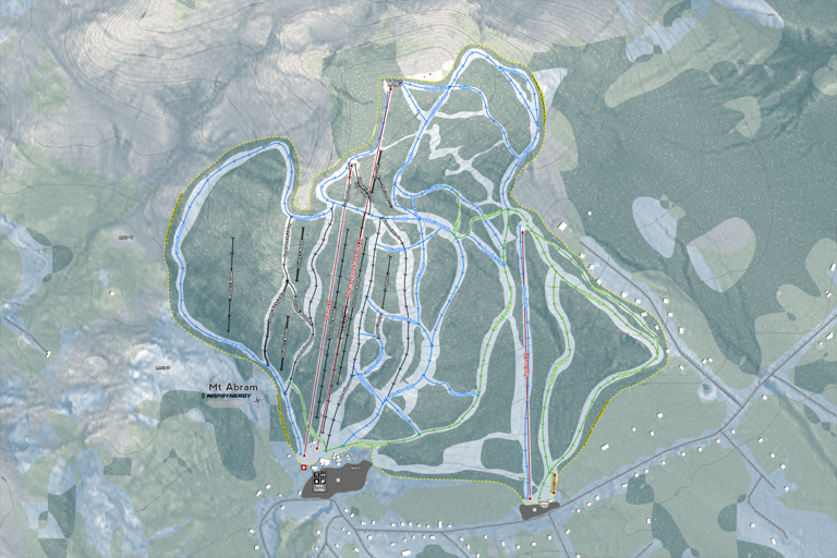 Mt Abram Resort Map by Mapsynergy | Avenza Maps