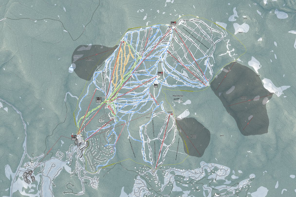 Northstar Resort Map by Mapsynergy | Avenza Maps