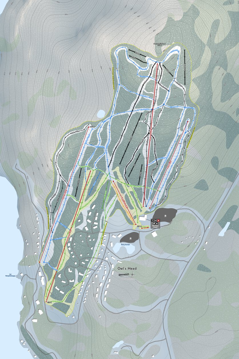 Owl's Head Resort Map by Mapsynergy | Avenza Maps