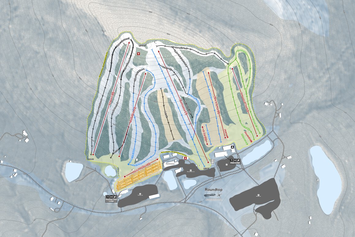Roundtop Resort Map by Mapsynergy | Avenza Maps