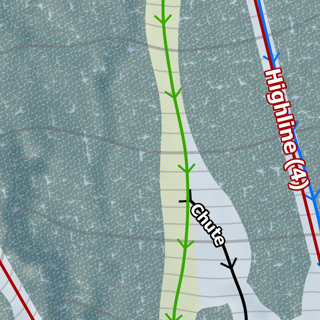 Ski Butternut Resort Map by Mapsynergy | Avenza Maps