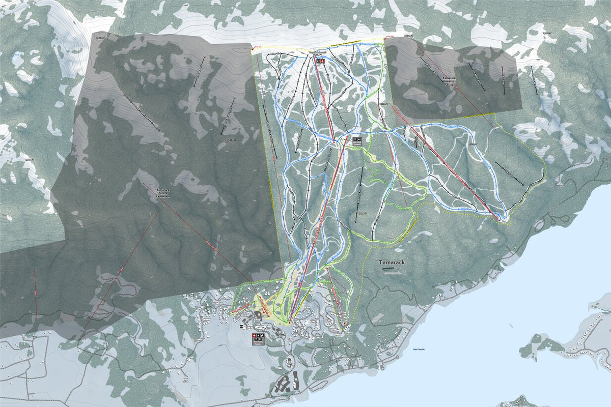 Tamarack Resort Map by Mapsynergy | Avenza Maps