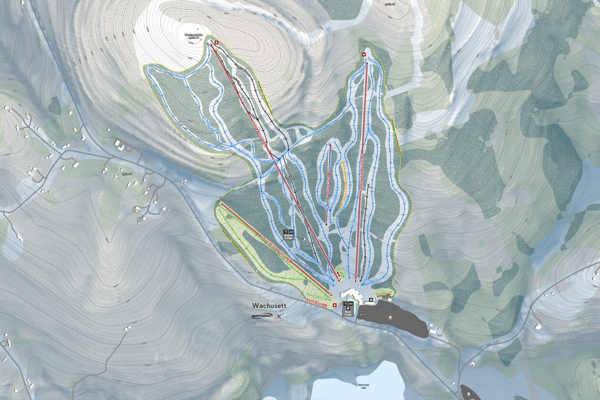 Wachusett Resort Map by Mapsynergy | Avenza Maps