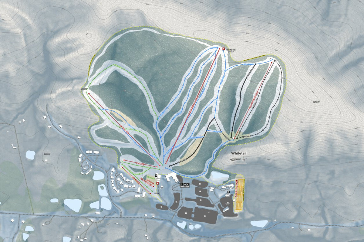 Whitetail Resort Map by Mapsynergy | Avenza Maps